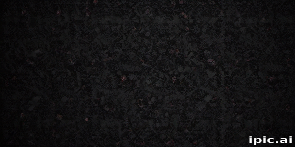 Intricate Black Textile Pattern with Subtle Floral Design and Texture