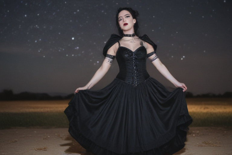 Goth Dancing Under The Stars