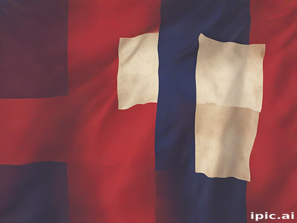 Beautifully Woven Textures of a Flag with Rich Historical Significance
