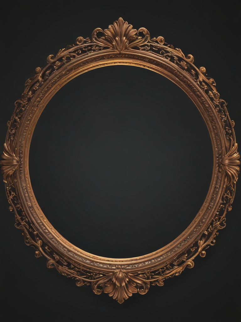 Intricately Designed Vintage Frame Ready to Showcase Your Favorite Artwork