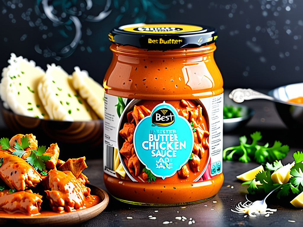 Delicious Butter Chicken Sauce Jar Perfect for Flavorful Home-Cooked Meals