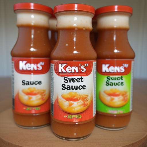 Three Bottles of Ken's Sauce Featuring Sweet and Unique Flavors