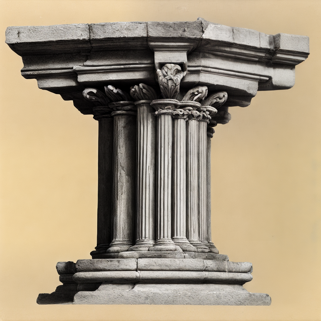 An Ionic capital