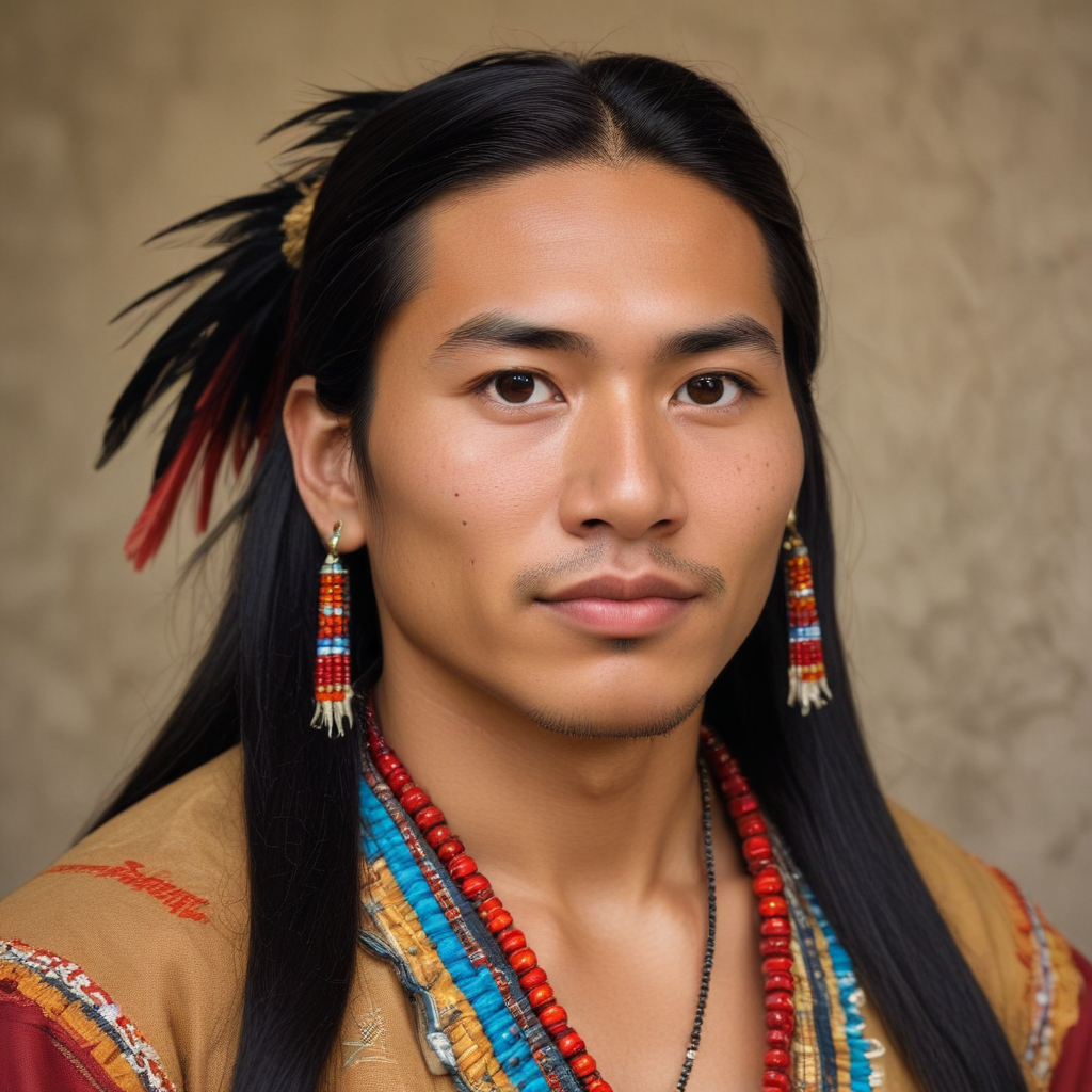 chinese native american fillipino mexican man