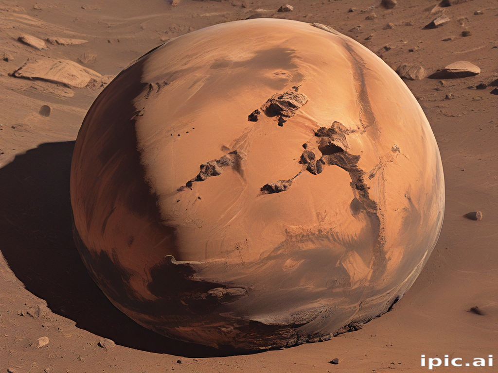 Enigmatic Large Egg-Like Structure Found on the Surface of Mars