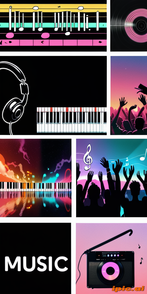 Celebrating the Joy of Music Through Colorful Visuals and Vibrant Designs