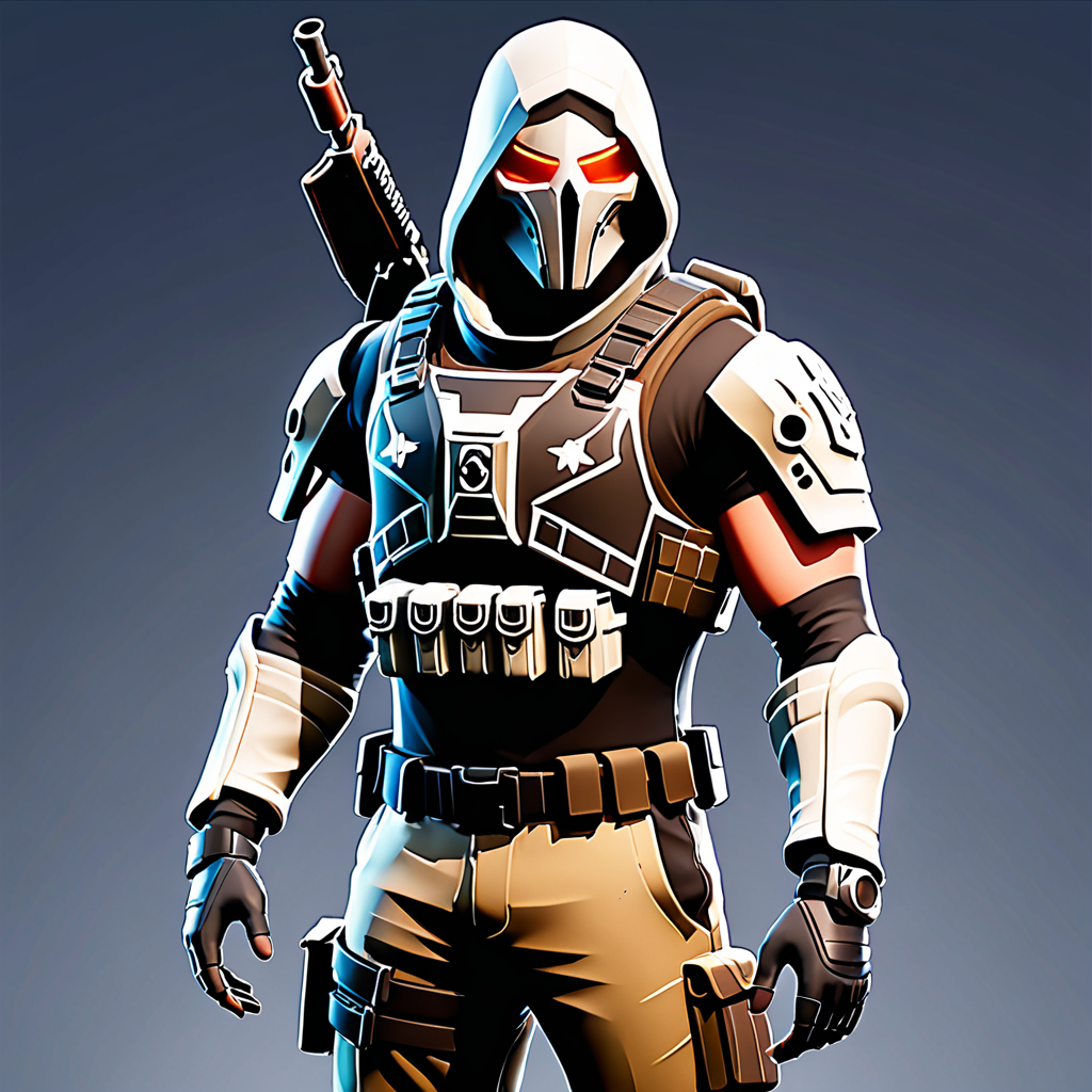 ghost of call of duty fortnite skin, fortnite style