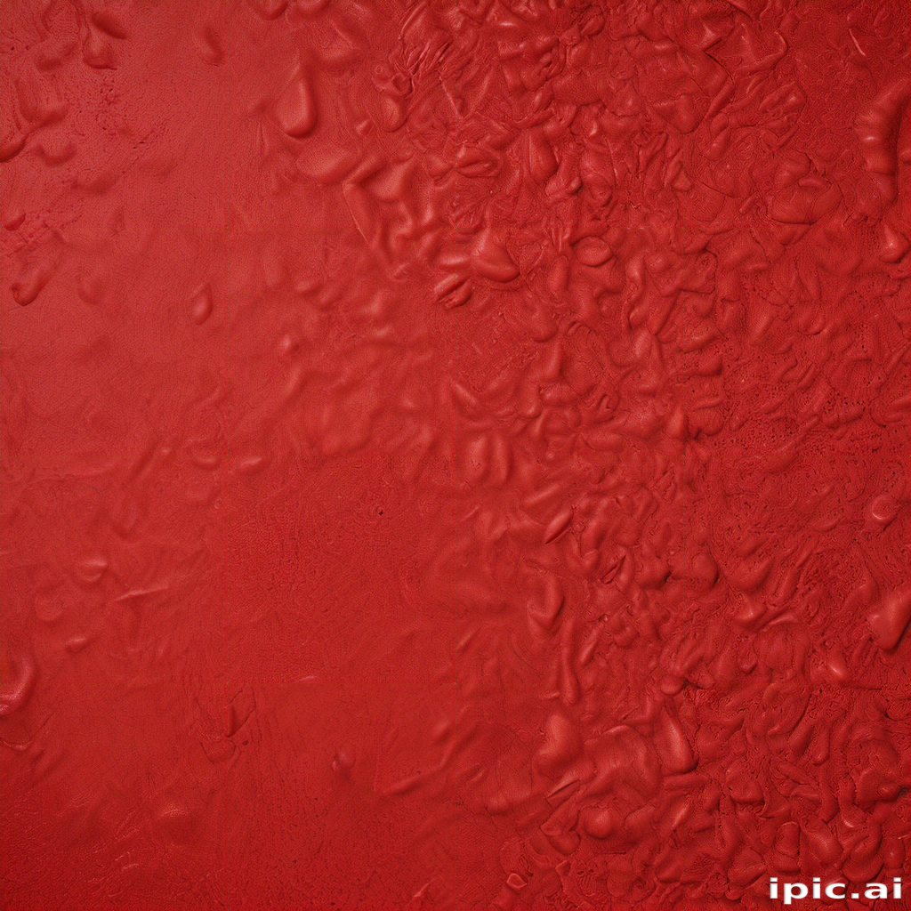 Textured Red Surface with Subtle Variations and Glossy Finish