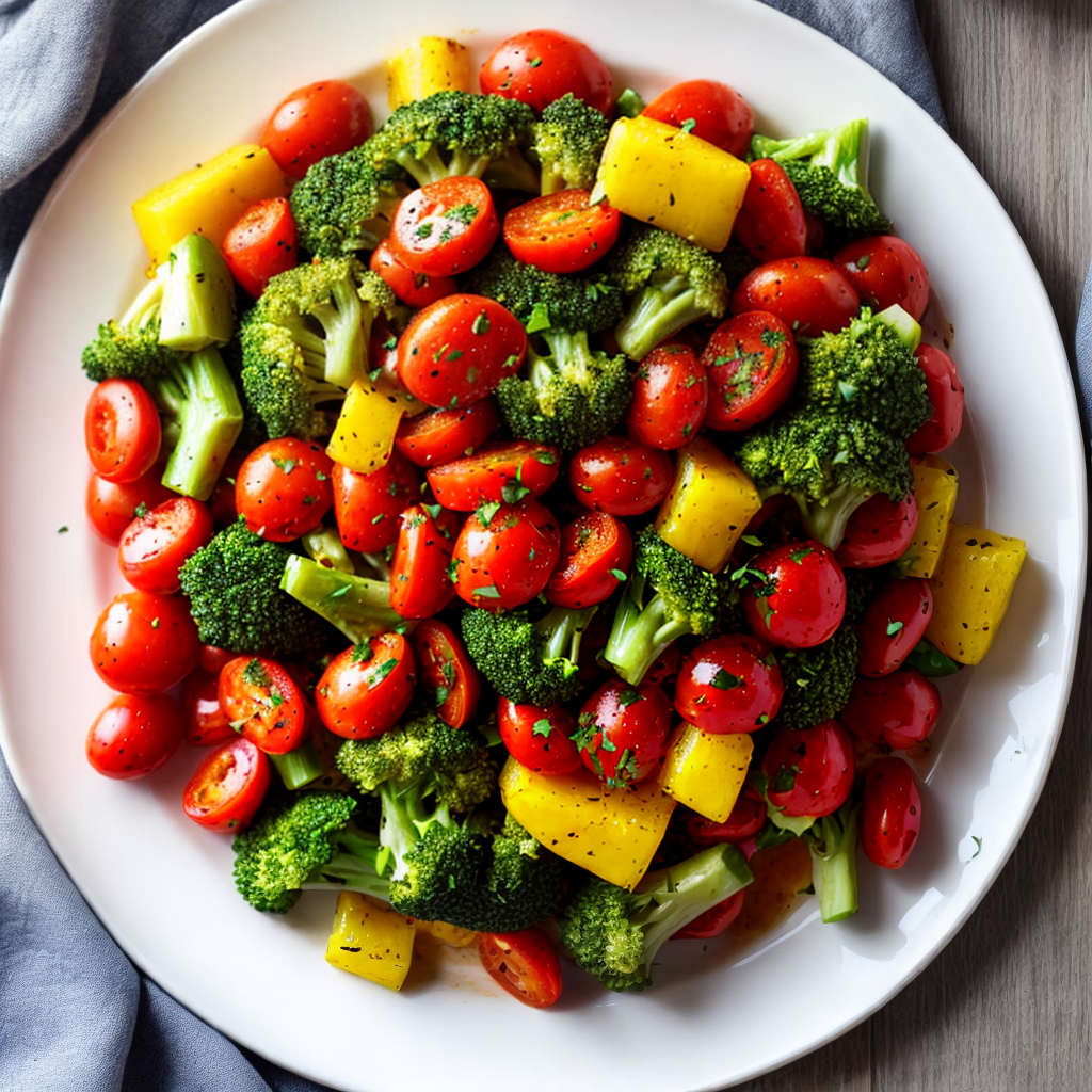 vegetables on a plate
