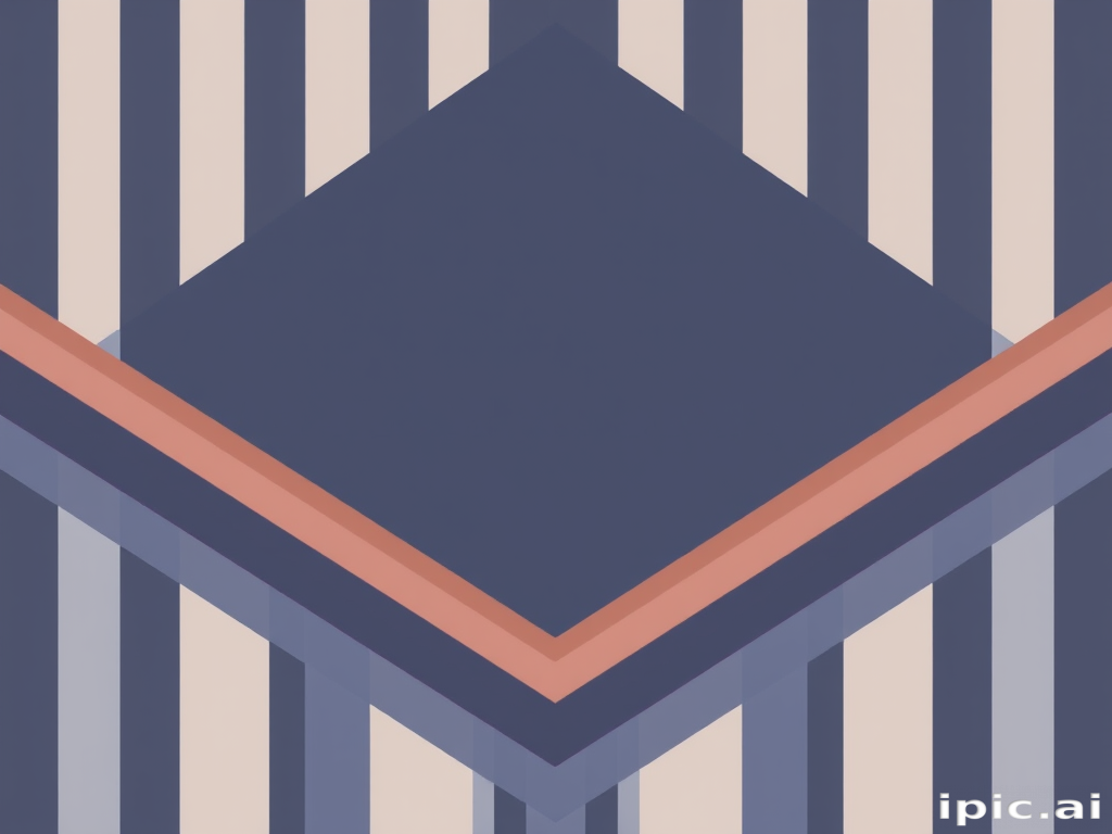 Geometric Patterns in Soft Colors Featuring Stripes and Diamond Shapes