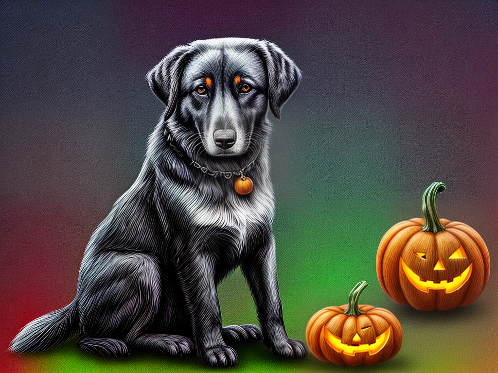 Halloween ghost Dog