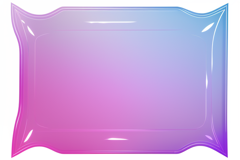 Stylish Gradient Frame with Soft Edges for Creative Design Presentations