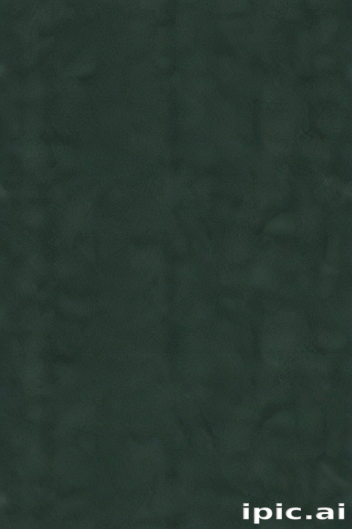 Abstract Texture in Dark Green with Subtle Variations and Depth