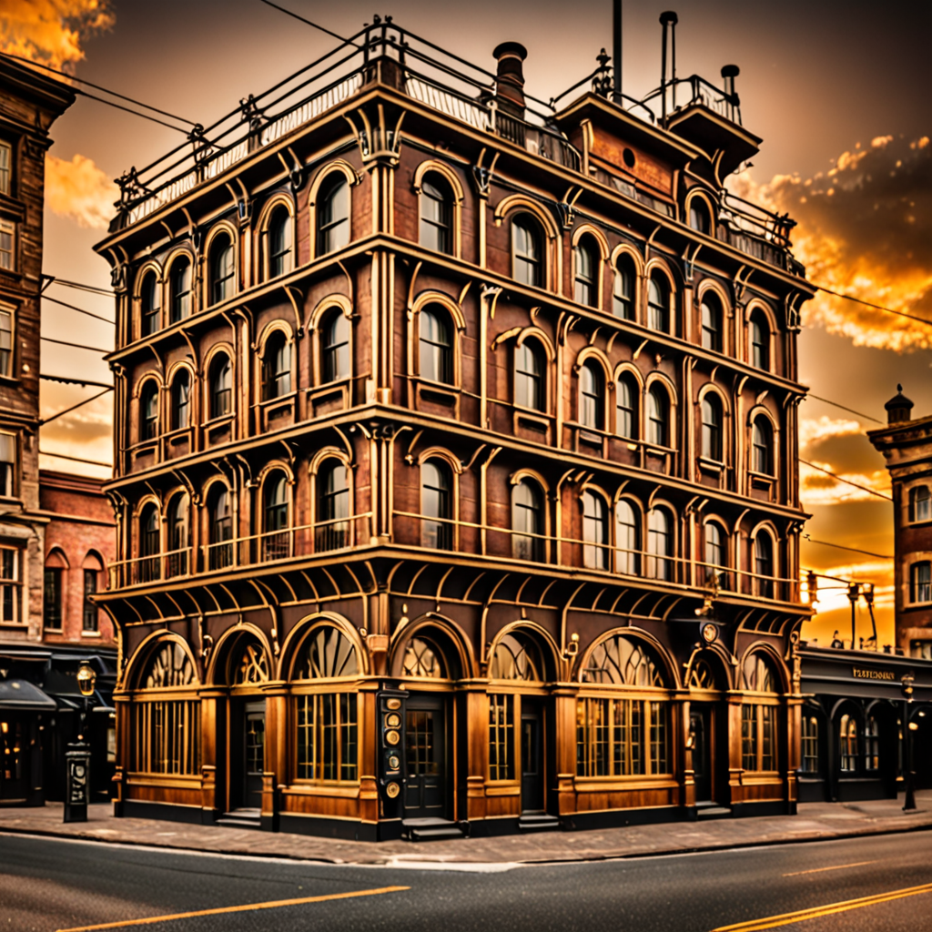 steampunk building