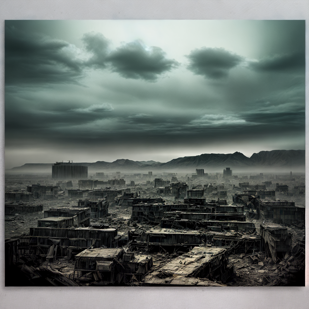 Post apocalypse art poster