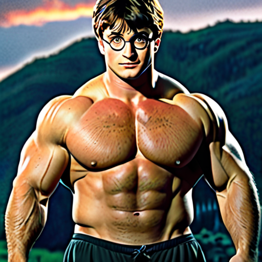 /dream Big-buff Stocky burly beefy buff hunk Harry potter