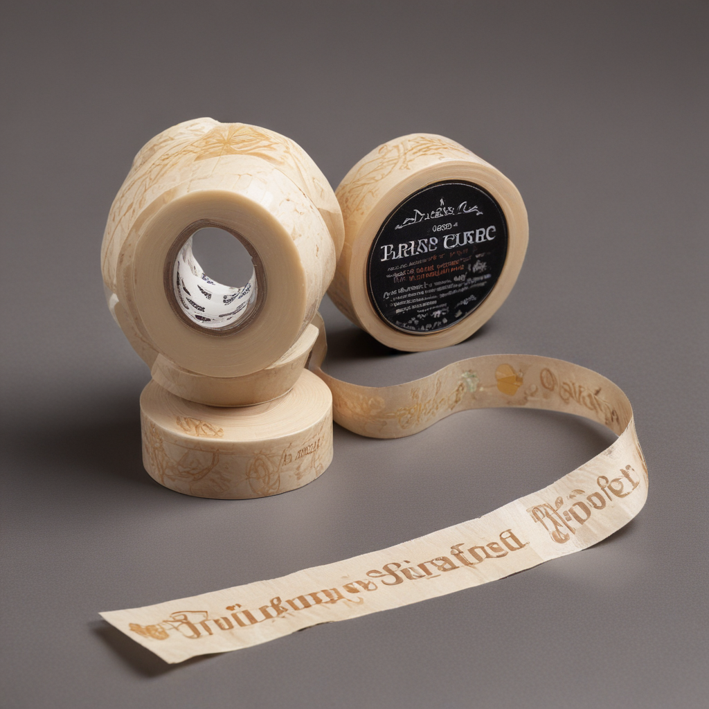 Decorative Washi Tape Rolls Featuring Elegant Floral Designs and ...