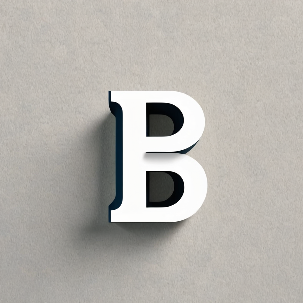 Create a 3D letter mark logo with the name Ifluencial Connect