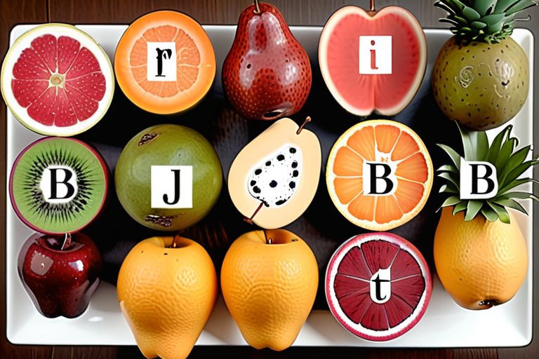 Colorful Display of Fresh Fruits Arranged Artistically on a White Plate