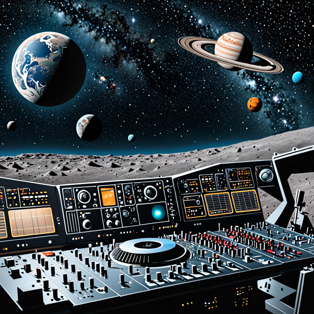 ambient music in space party