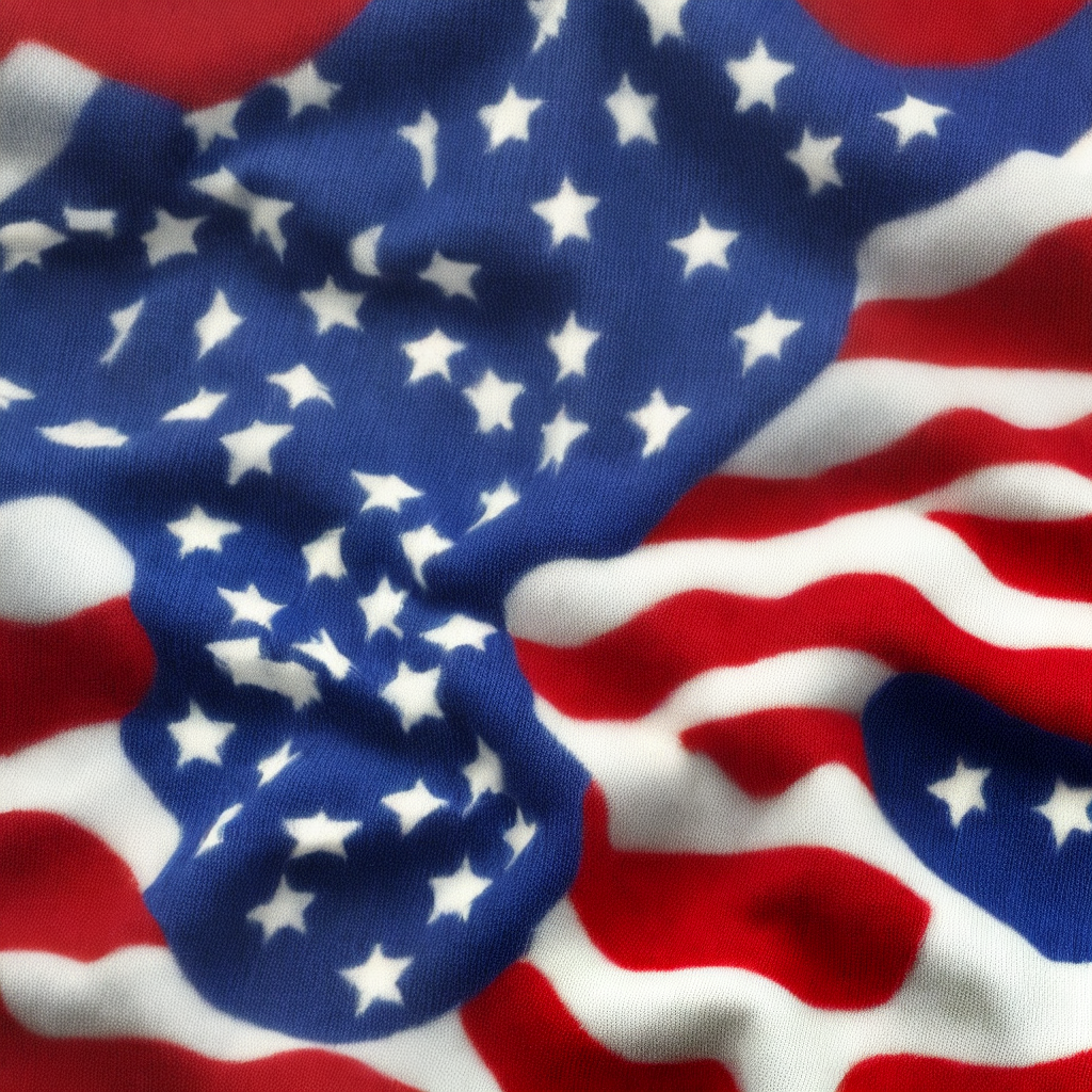 Most Gorgeous Vivid and Beautiful American Flag Pattern (copy-right free)