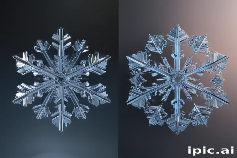 Intricate and Unique Snowflake Designs Showcasing Nature's Winter Artistry