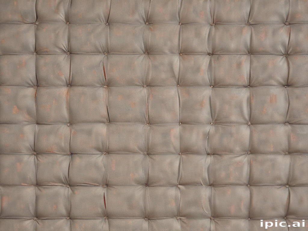 Textured Fabric Wall with Padded Squares and Subtle Color Variations in ...