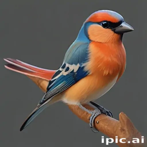 A Colorful Bird Perched Gracefully on a Branch Against a Soft Background