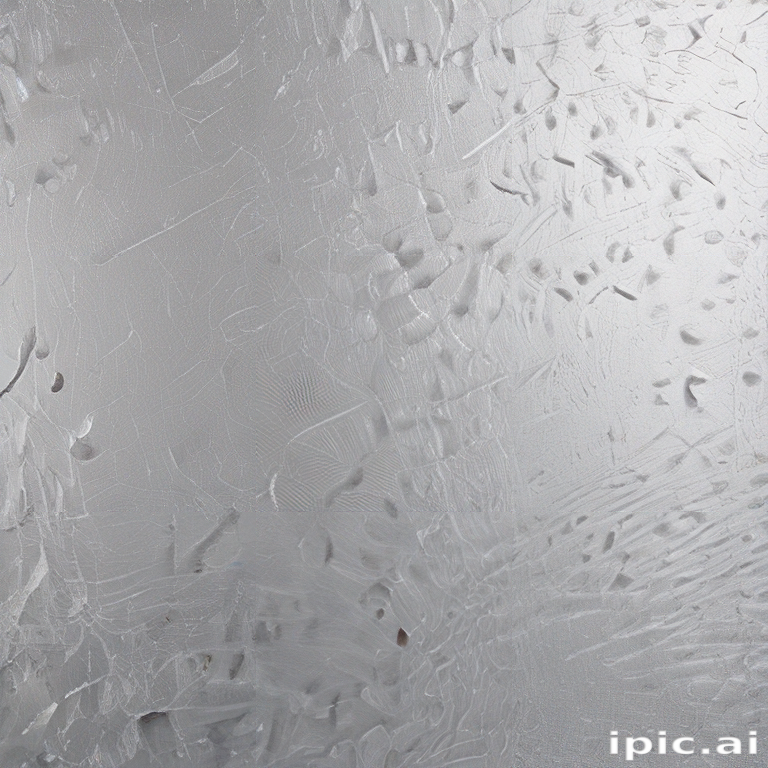 Abstract Texture of Frosted Glass with Unique Patterns and Designs