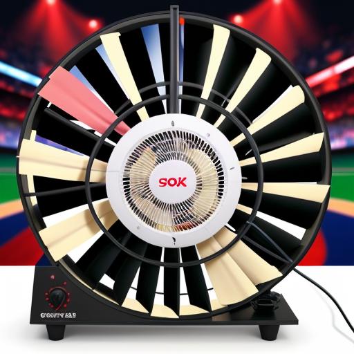 Modern Fan Design with Colorful Blades for Enhanced Air Circulation and ...