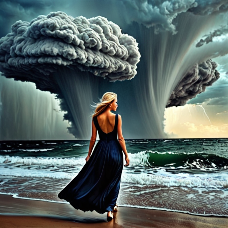 whispers storm surreal art