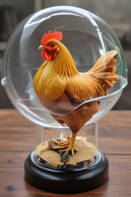 A solid, metal like, transparent, protective sphere, that protects a ...