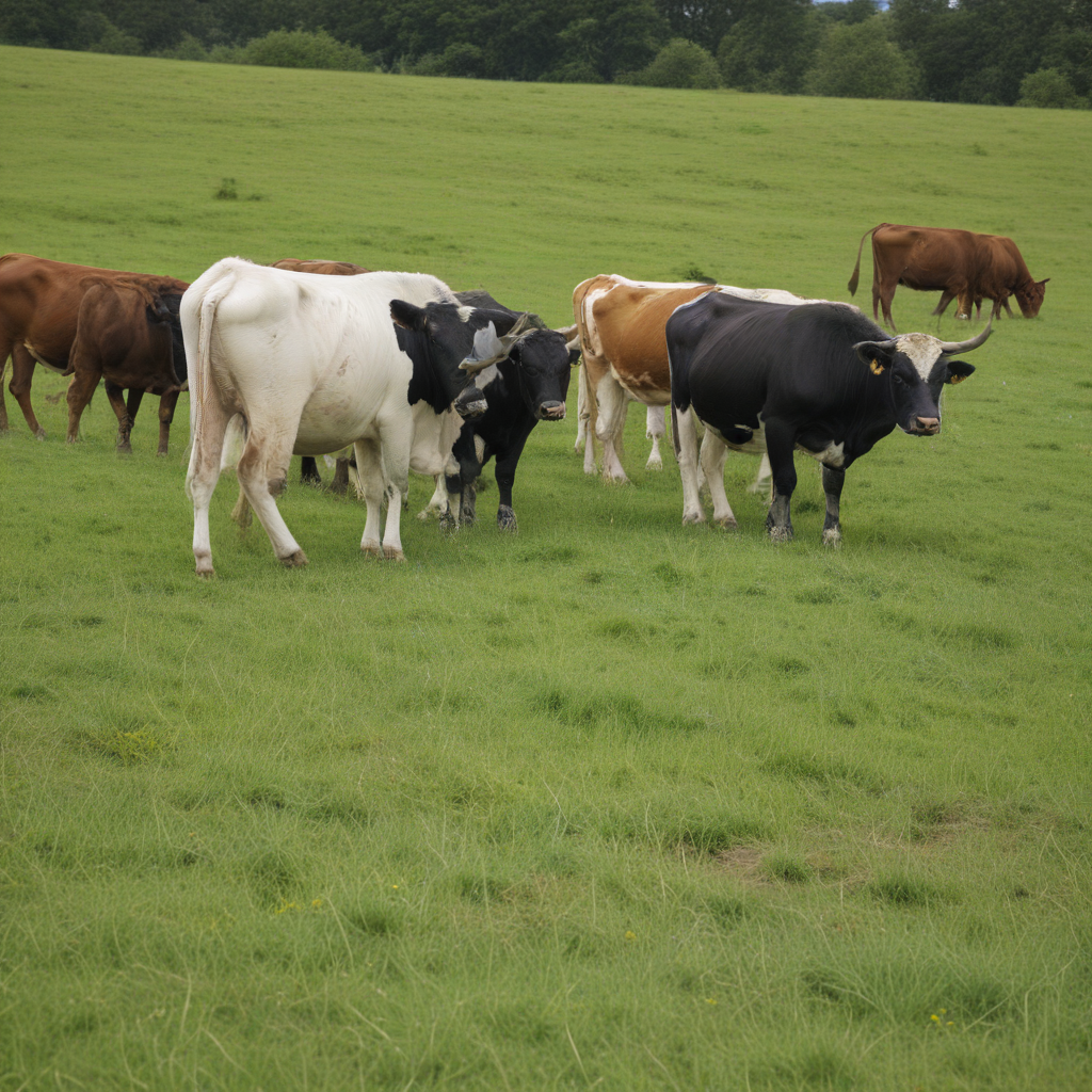 grazing cattle