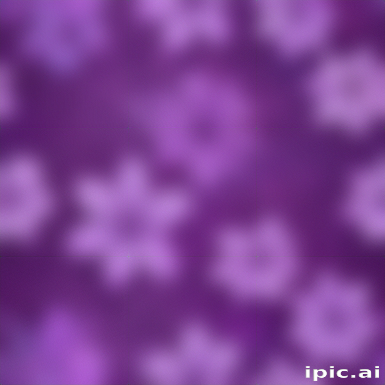 Abstract Pattern of Soft Purple Flowers Blending Together in a Dreamy ...