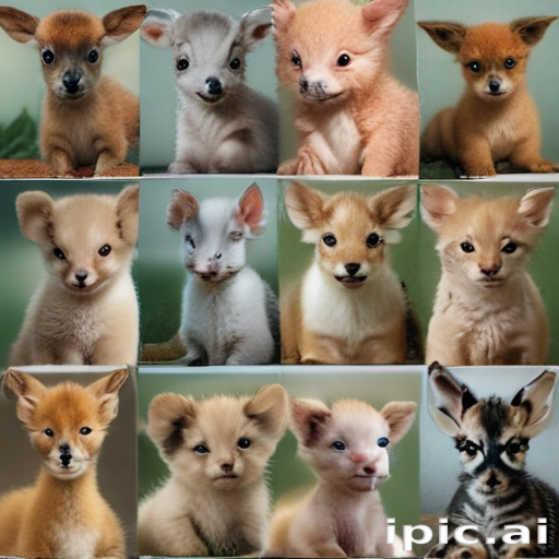 Adorable Collection of Baby Animals Showcasing Their Unique Features ...