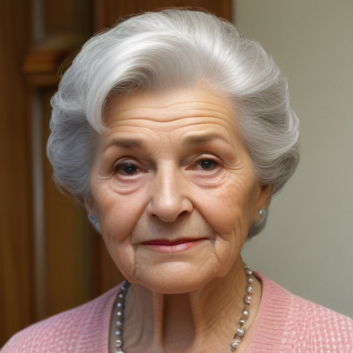 Beautiful hyper realistic Grandma