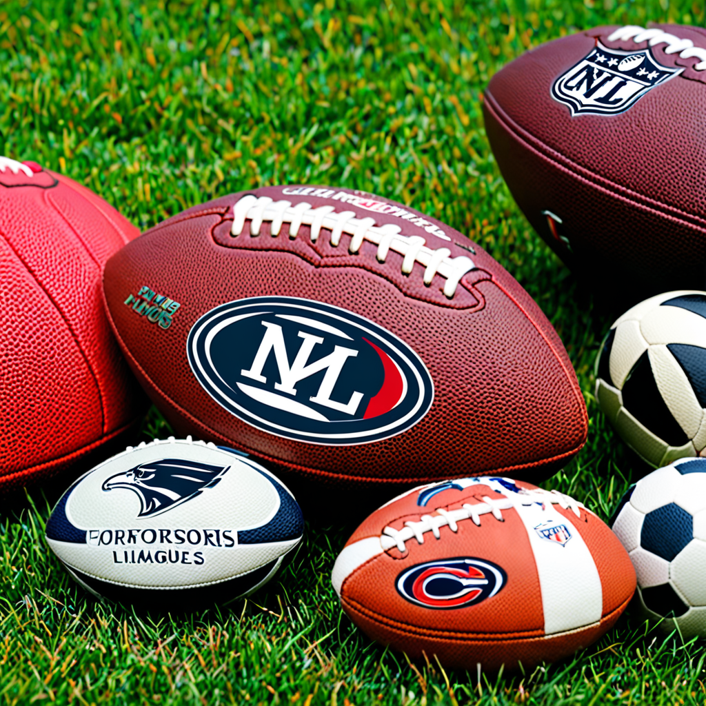 Pictures of the five major football leagues
