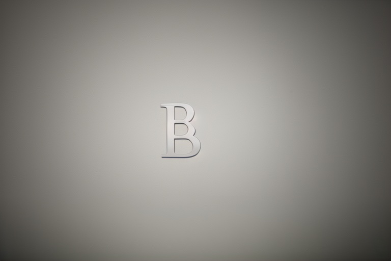 Elegant Monogram Design Featuring the Letter B on a Subtle Background