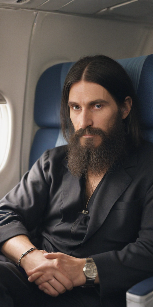 Rasputin on the plane