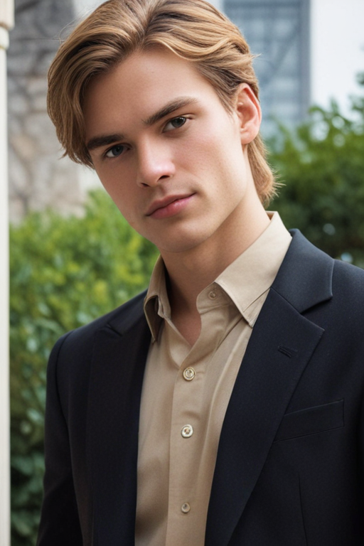 a prince of the day named Grian with blond brown hair