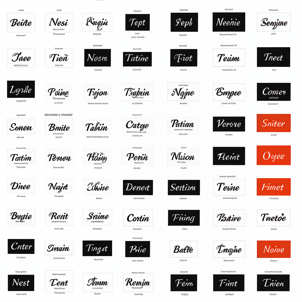 Collection of Unique and Creative Typography Styles and Font Designs