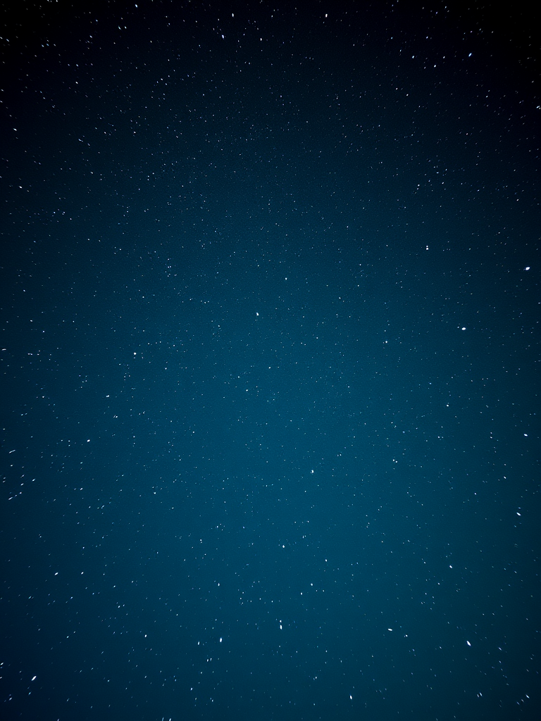 Endless Night Sky Filled with Distant Stars Twinkling in Darkness