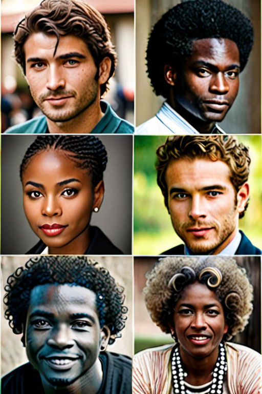 different races of people connected across the world