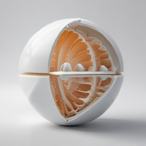 A schematic view of a single two-layered sphere with core inside and ...