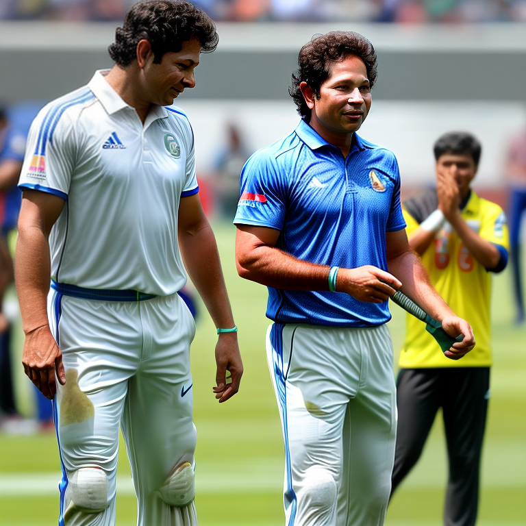 sachin Tendulkar hair cutting