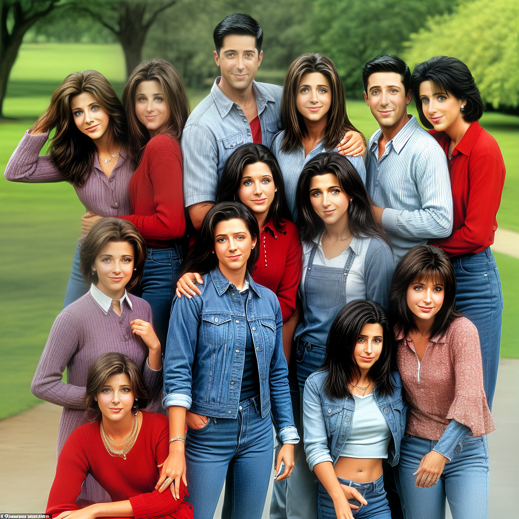 FRIENDS series cast with famou Indian Actors