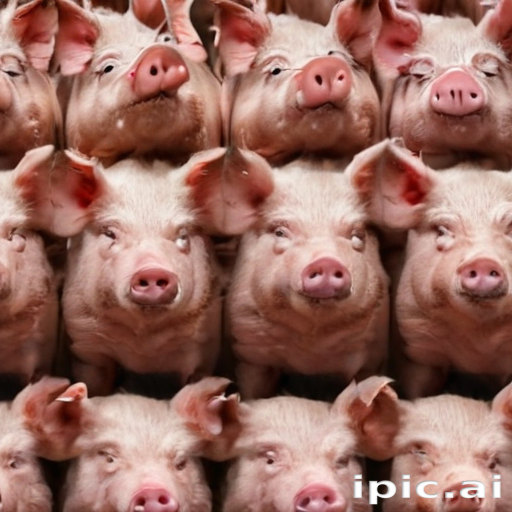 A Playful Gathering of Adorable Pigs in a Charming Farm Setting