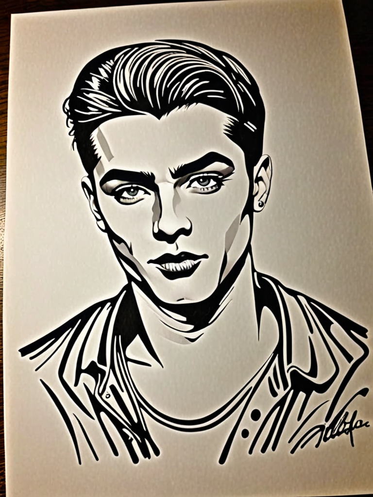 Hype Style Print Drawing