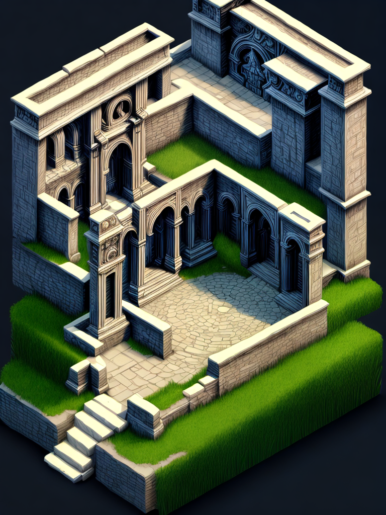 Victorian "The Lesser Portal" isometric