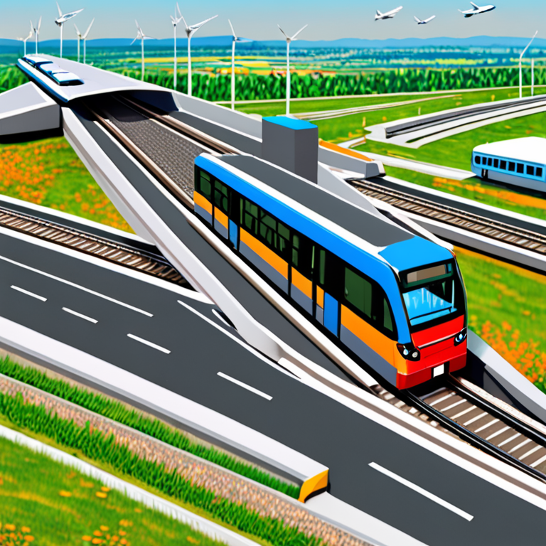 Inteligent transportation system with bus plane train and other ...